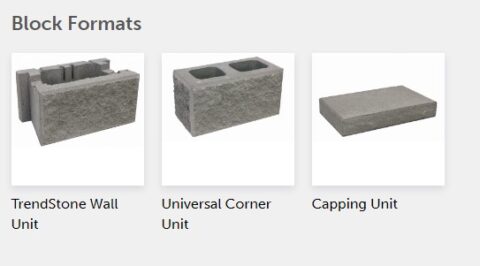 Apex Trendstone Standard Wall Block Charcoal | Smart Stone Landscape ...