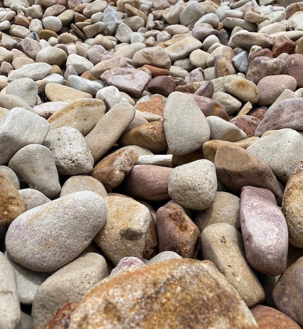 Tumbled Sandstone 20-100mm | Smart Stone Landscape Supplies