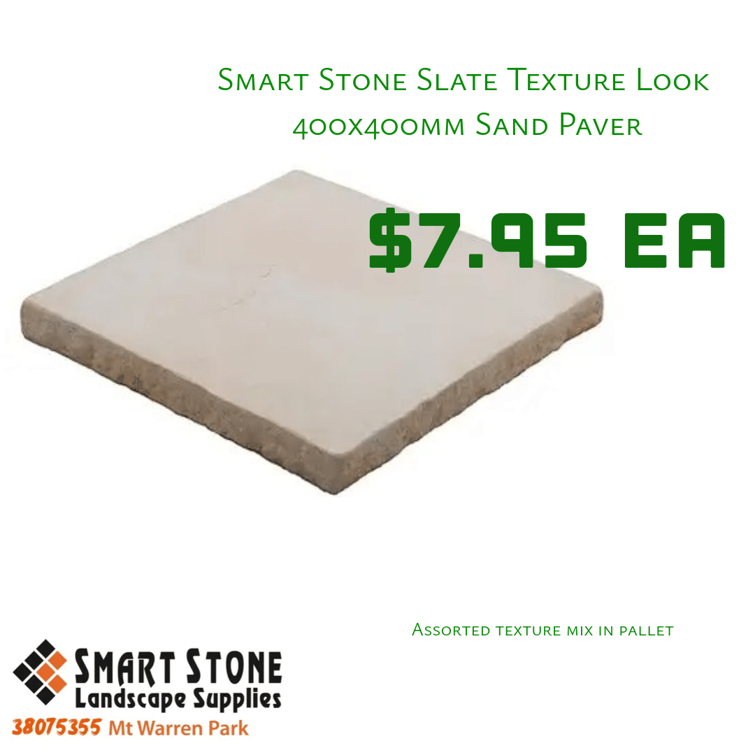 Smart Stone Slate Texture Look Sand Paver 400 | Smart Stone Landscape ...