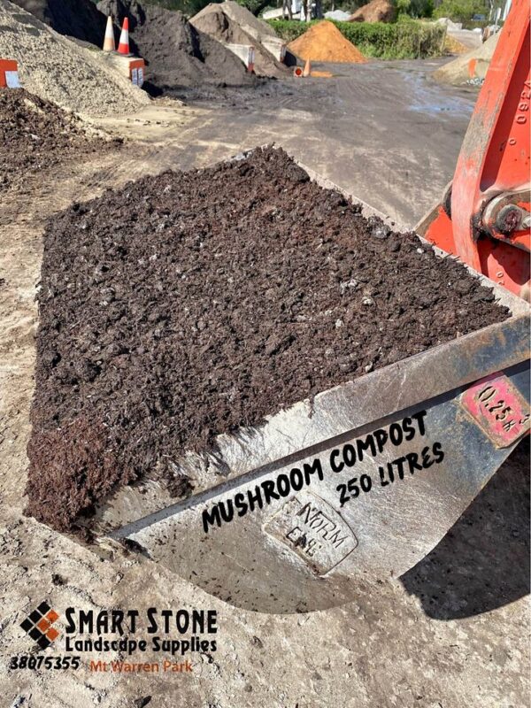Mushroom Compost 250Ltrs .25m3 | Smart Stone Landscape Supplies